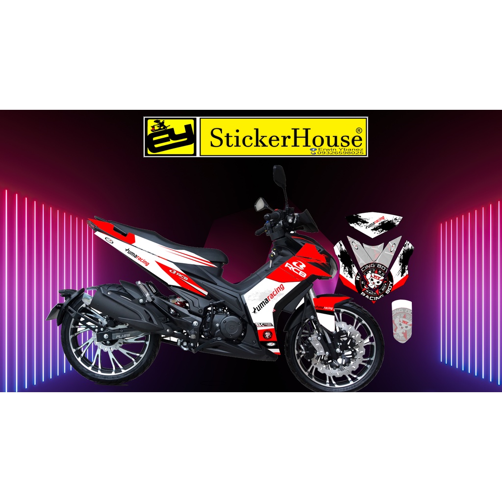 Rusi Neptune 125 Decals Laminated | Shopee Philippines