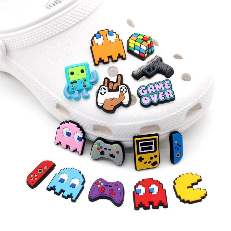 jibbitz for crocs decoration Game Over set Series shoe accessories man ...