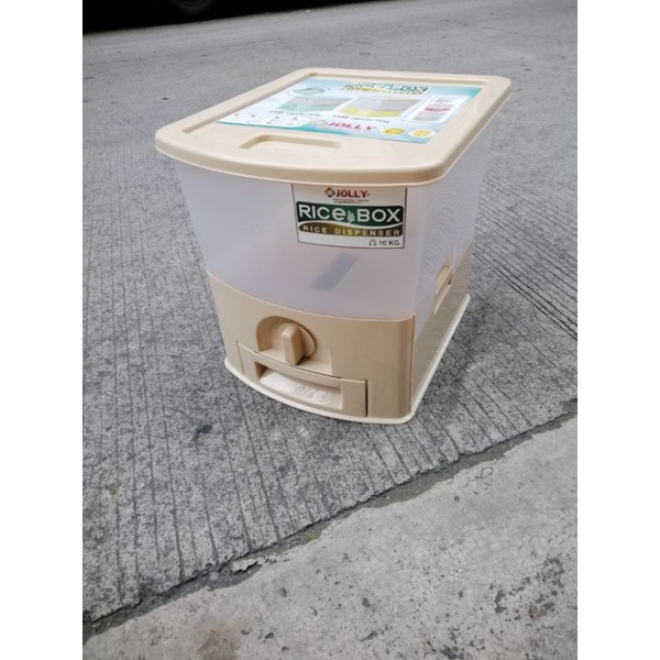 Rice dispenser 10kg 20kg rice box jolly (for other logistic, sf not yet ...