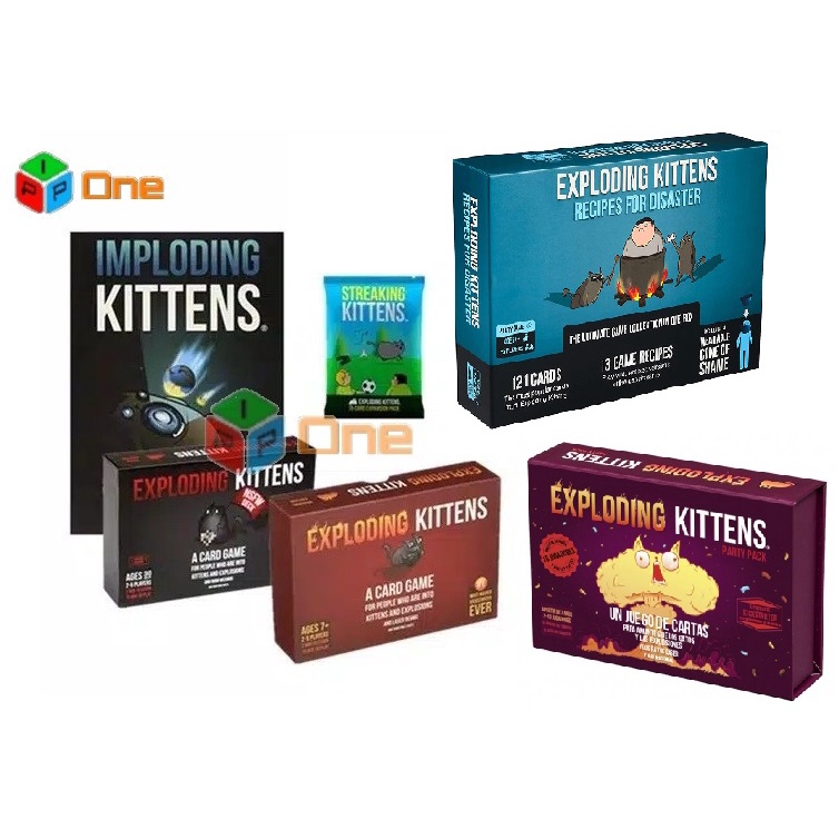 Exploding KITTENS/NSFW/Imploding/Streaking Kitten BOARD Games Card GAME Toy BOARD GAME | Shopee ...