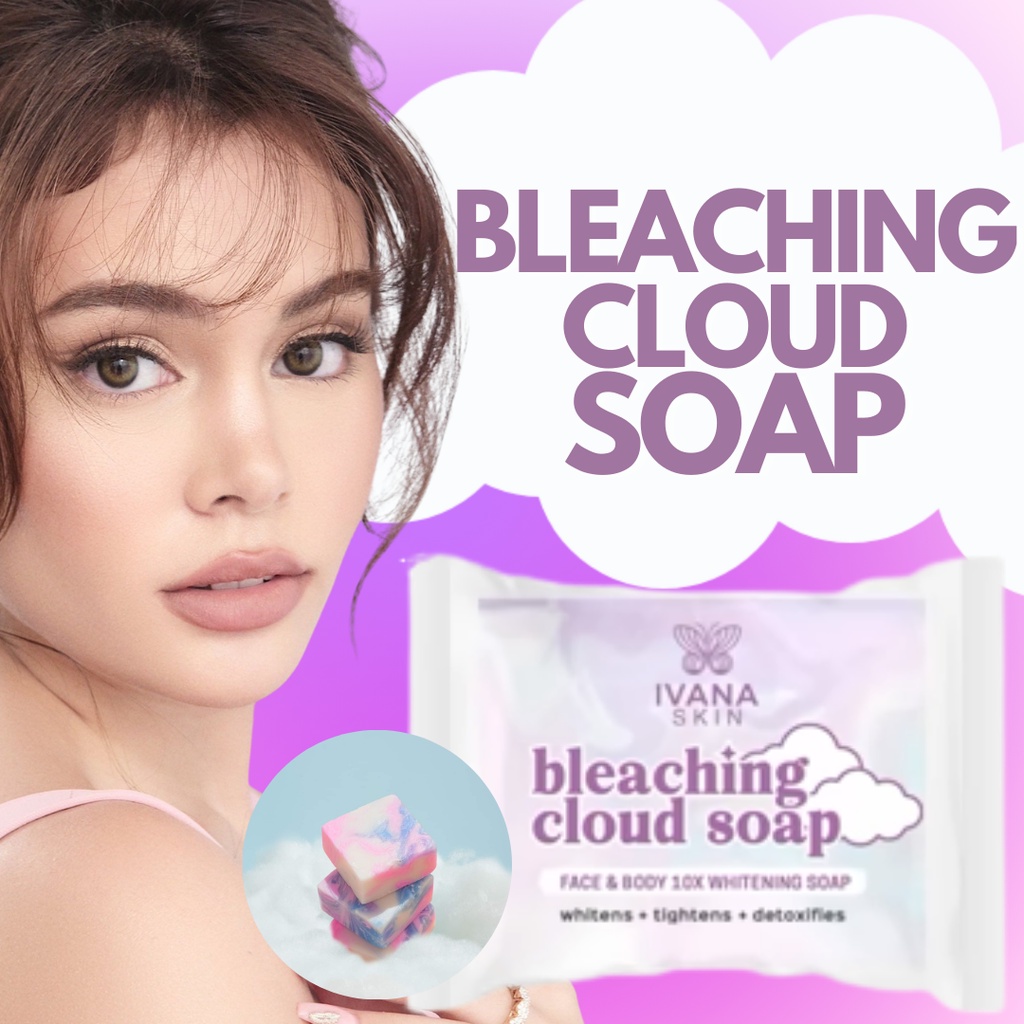 HappieJoy IVANA SKIN BLEACHING CLOUD SOAP | WHITENING | EXFOLIATING ...