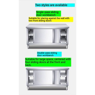 3 Layer Working Table | Preparation Table 304 Stainless Heavy Duty ...