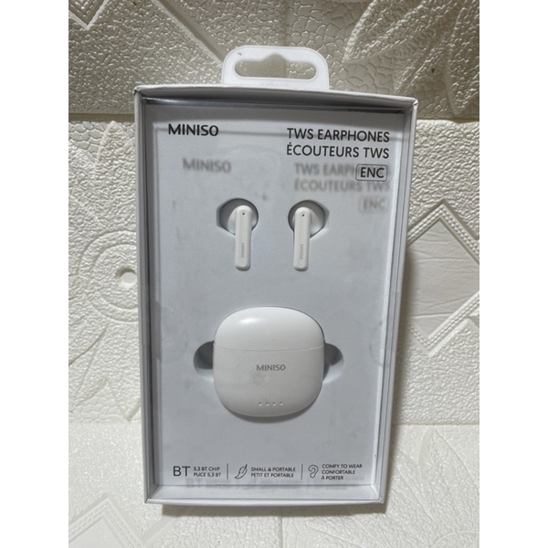 MINISO IPX7 TWS EARPHONES ECOUTEURS TWS | Shopee Philippines