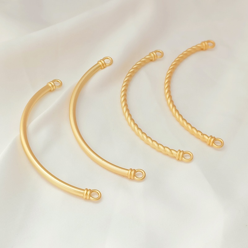 Ancient Method Gold Accessories Color Retention Glossy Threaded Half ...
