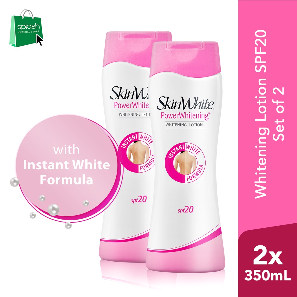 SkinWhite PowerWhitening Instant White Lotion SPF 20 350ml Set of 2 ...