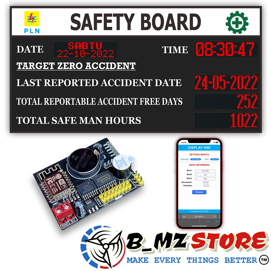 Controller Display Safety Board K3 - HSE Performance Board - P4.75 ...
