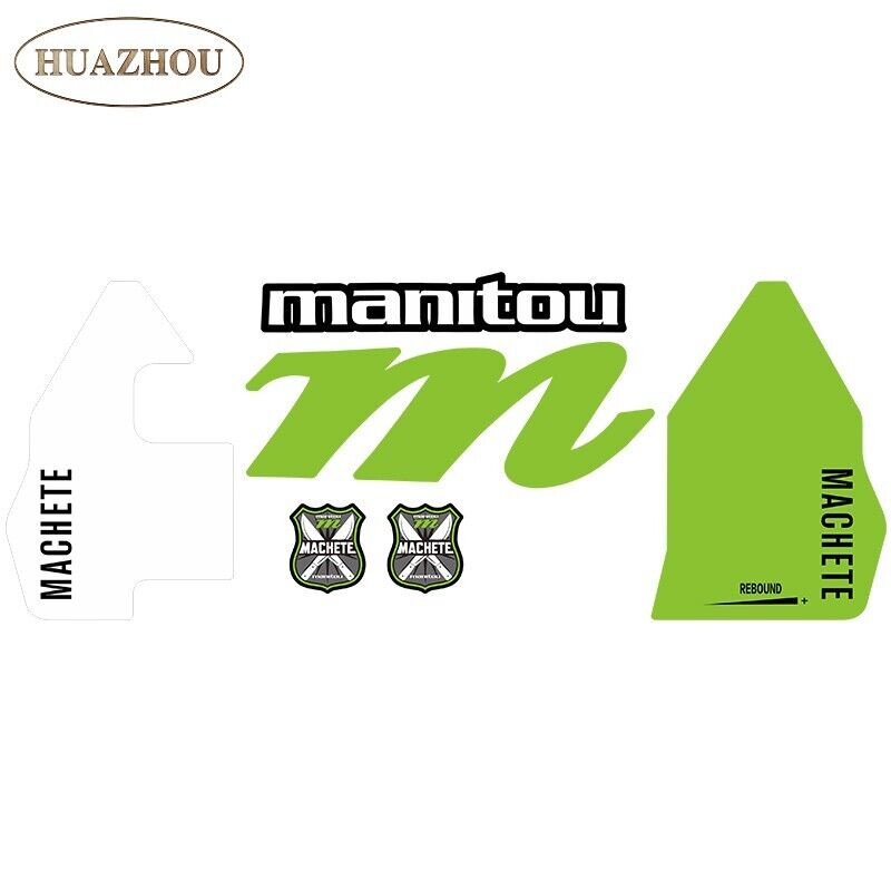 Manitou Machete Front Fork Stickers for MTB Mountain Bike Bicycle ...