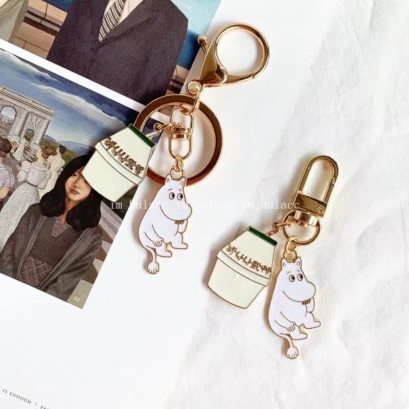 Japanese Style Cute Cartoon Moomin Milk Bottle airpods Protective Case ...