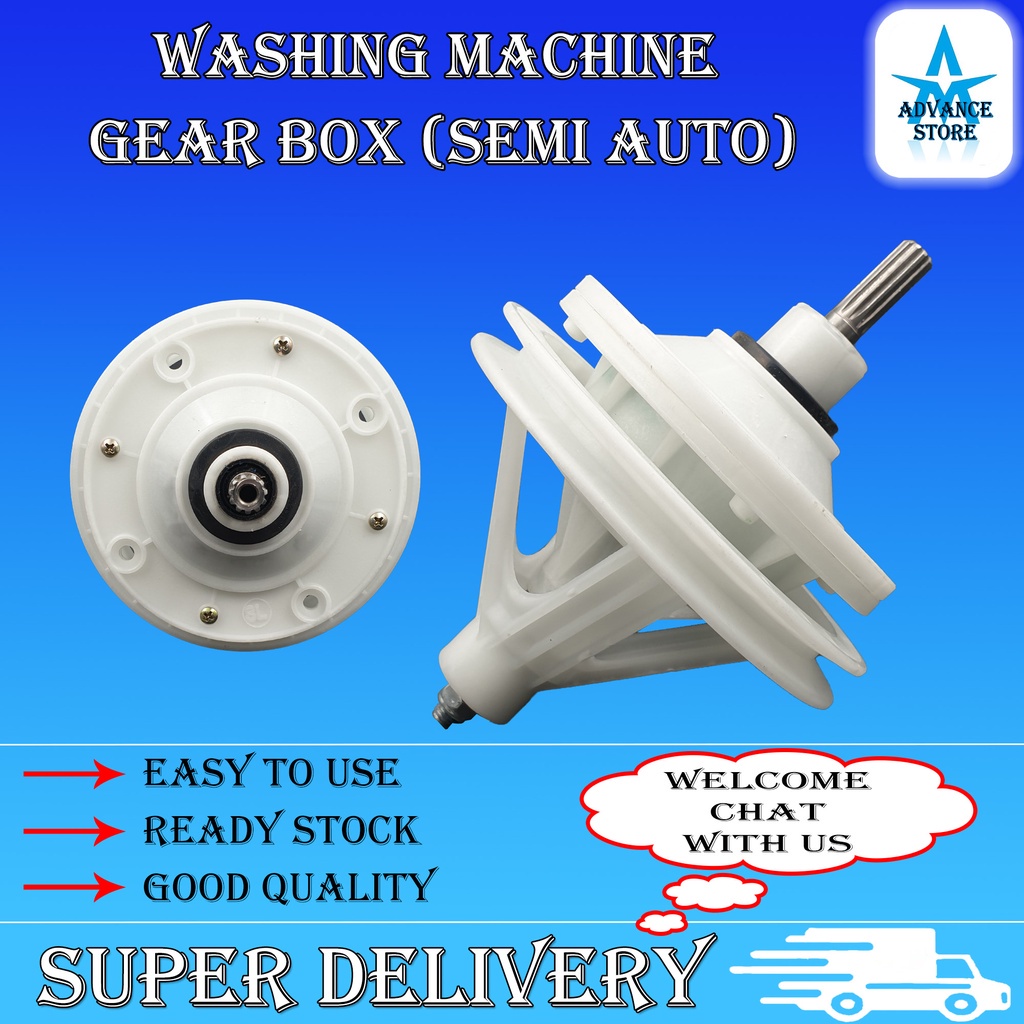 Semi Auto Washing Machine Gear Box Semi-Auto Mesin Basuh Gearbox ...