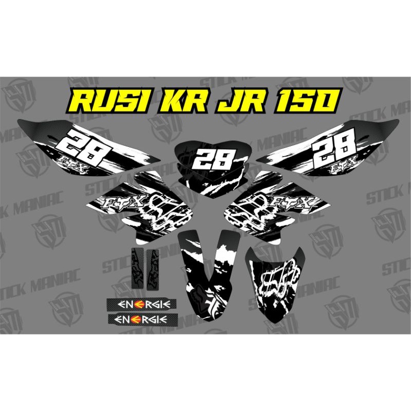 Rusi KR jr 150 full body decals | Shopee Philippines