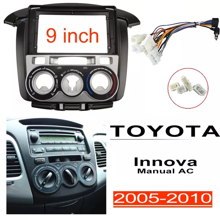 Car Stereo 2din Panel Facia for TOYOTA Innova 2006-2020 9 inch Android ...