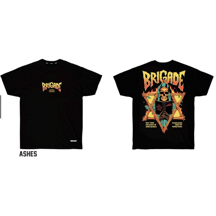 ALL LOCAL BRAND - Brigade "ASHES" Men T-Shirt (Black) | Shopee Philippines