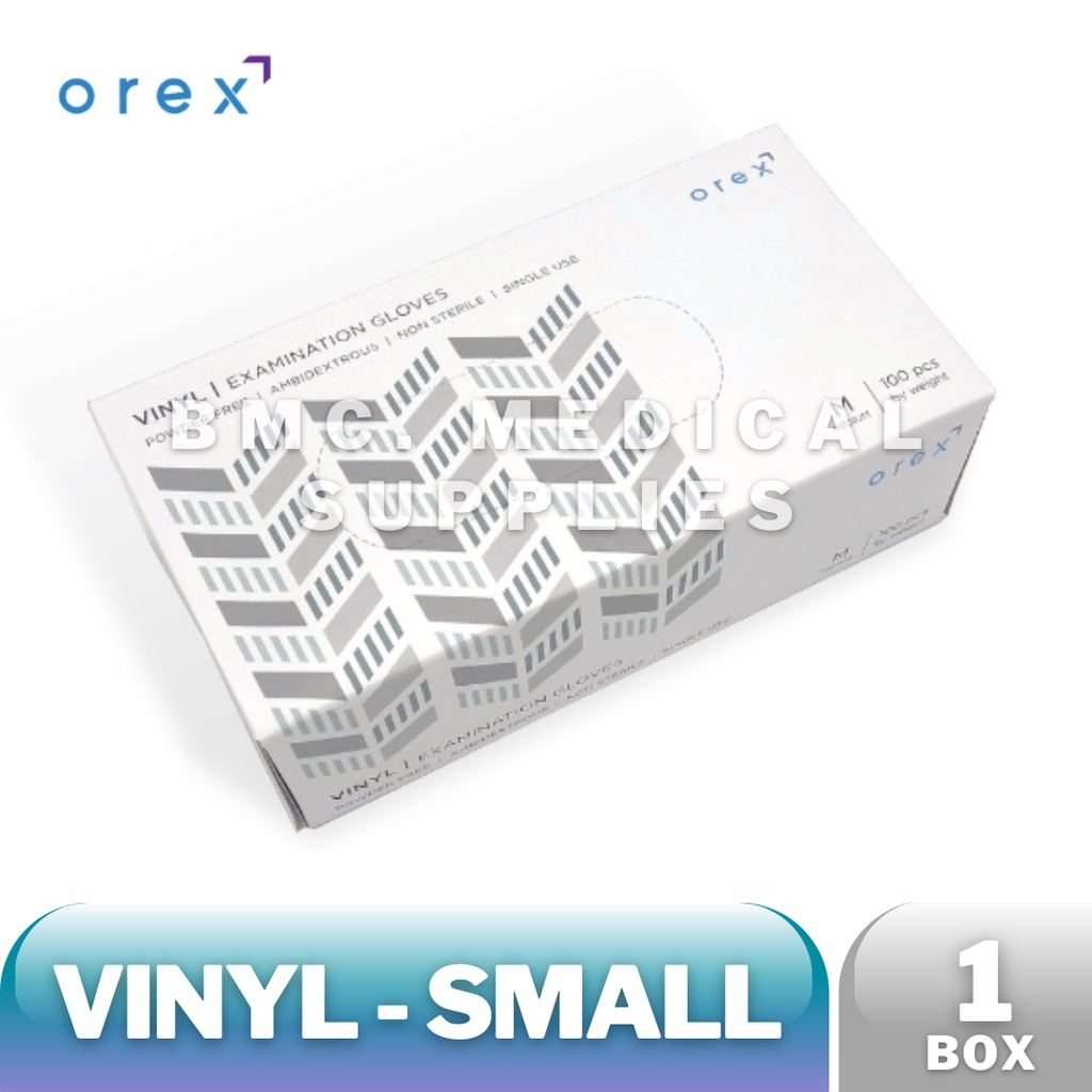 [OREX] Vinyl Examination Gloves | Small, Medium and Large (Sold Per Box ...