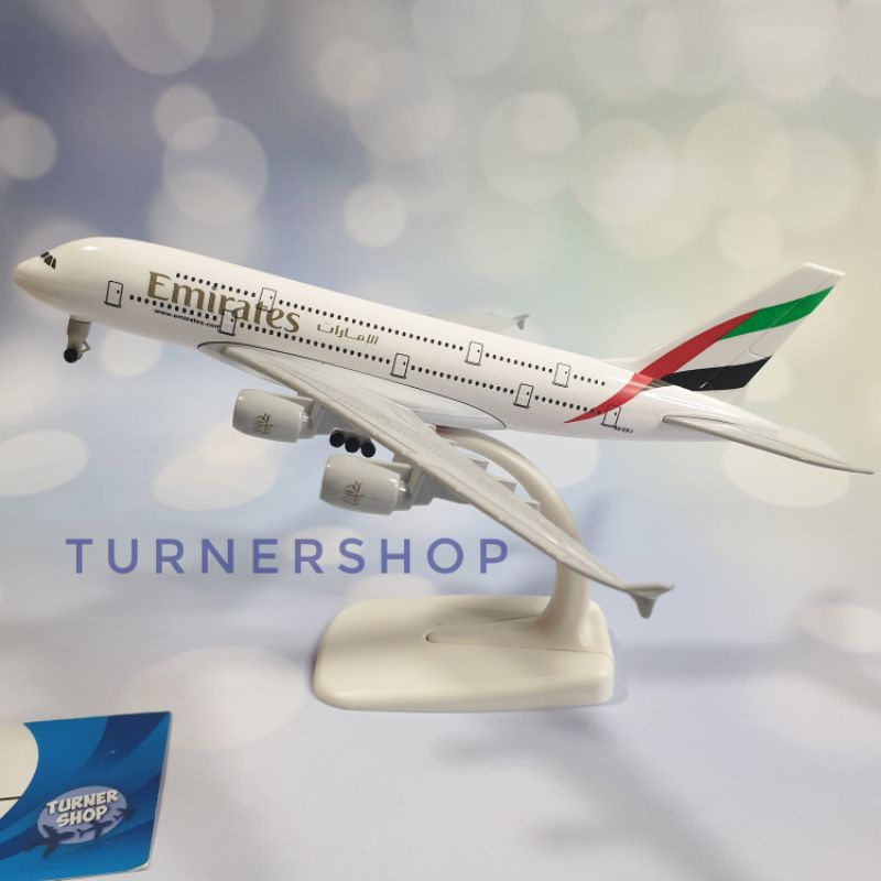 Emirates Airlines A380 20CM Aircraft Model Die-cast Metal Airplane ...