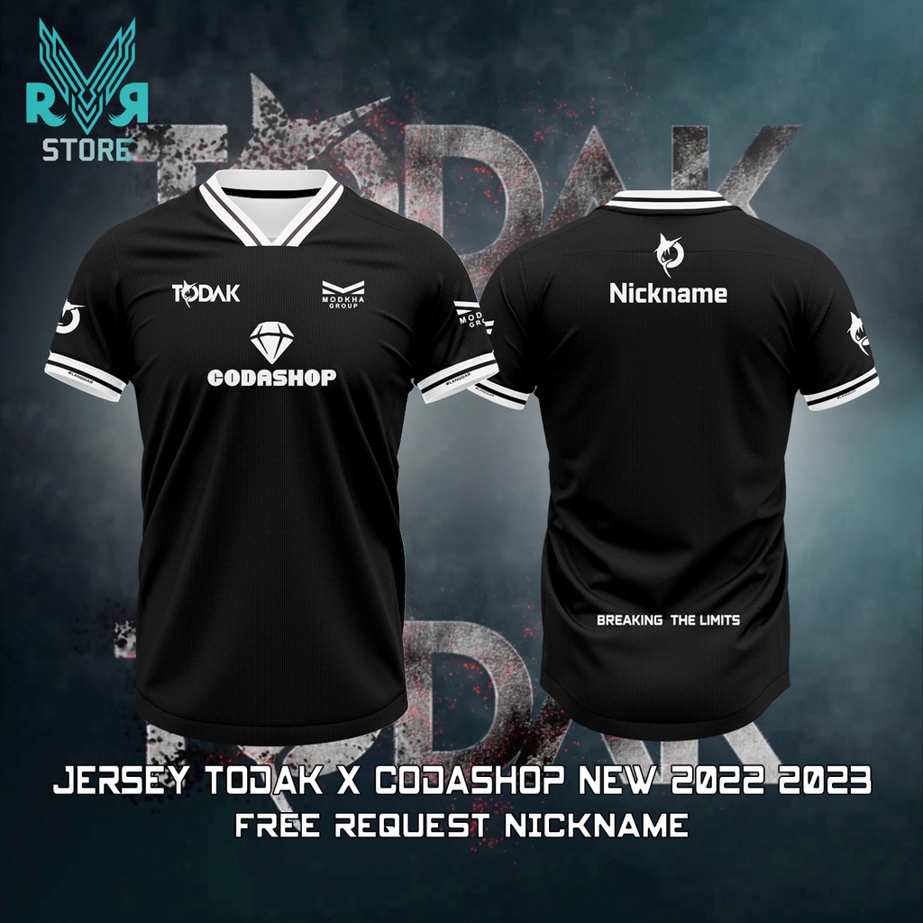 Jersey Baju Kaos Kaos Todak X Codashop 2022 2023 new (free request ...