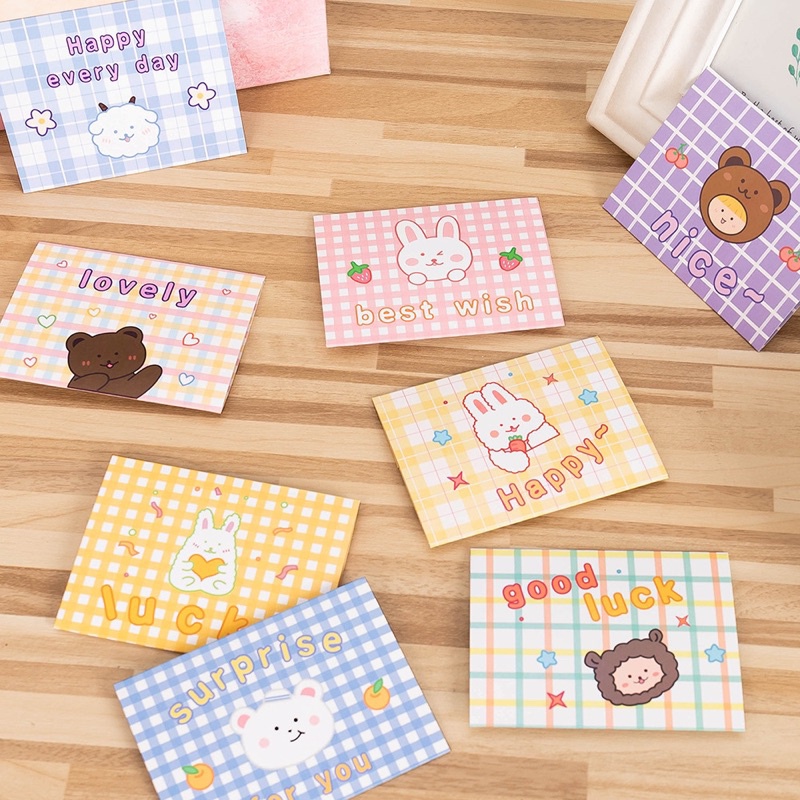Chibi Cards, Animal Cards, Cute Cartoon Cards for Gift Decoration ...