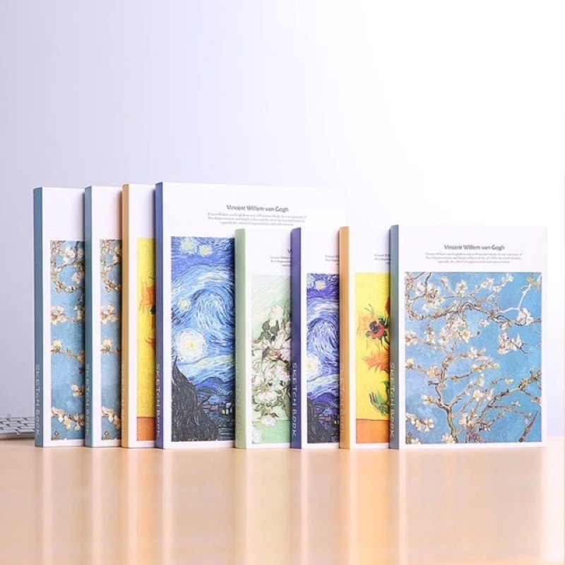 A5/A4 vangoh sketch book Drawing Pad 128Sheets | Shopee Philippines