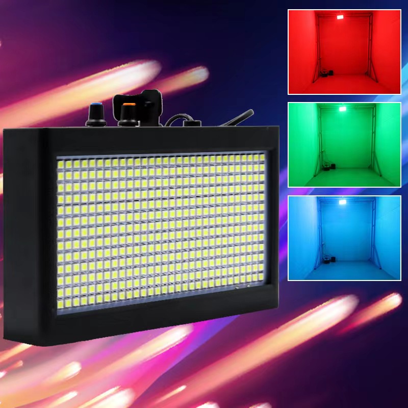 180 LEDs Strobe Flash Light Portable 35W RGB Remote Sound Control ...