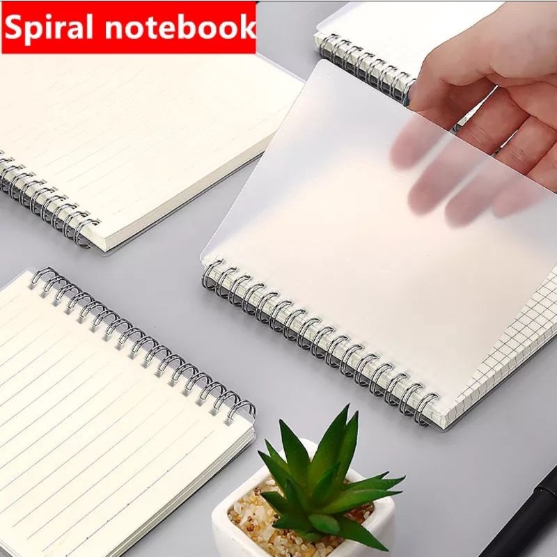 Muji Notebook 80 pages Grid Lined and Blank Spring Notebook with ...