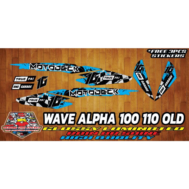 Honda Wave Alpha 100 110 old 1G/Motodeck | Shopee Philippines