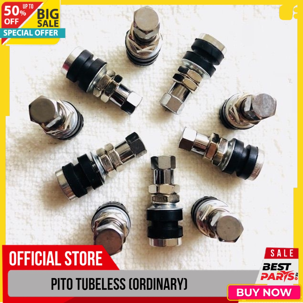 PITO TUBELESS ORDINARY VALVE for Motorcycle Tire | Shopee Philippines