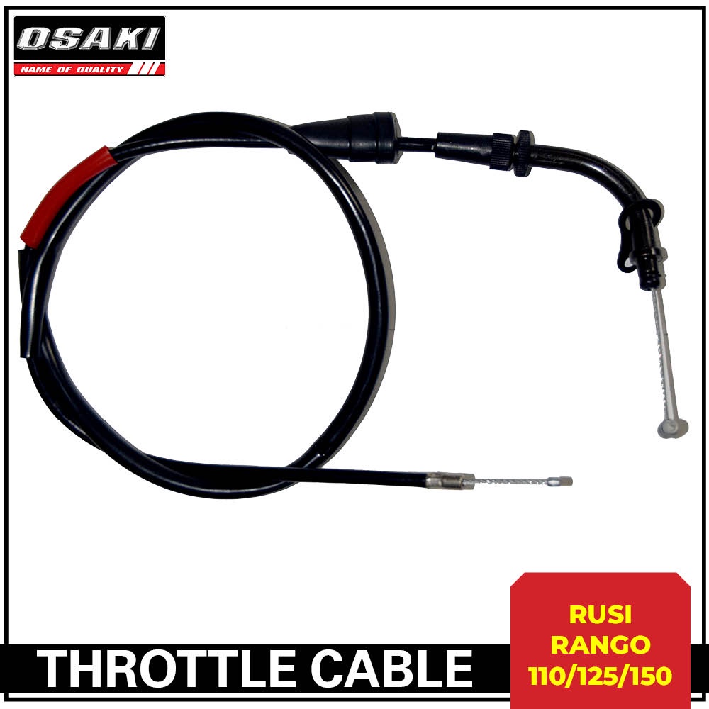Rusi Rango 110, 125, 150 Osaki Motorcycle Throttle Cable FAs | Shopee ...