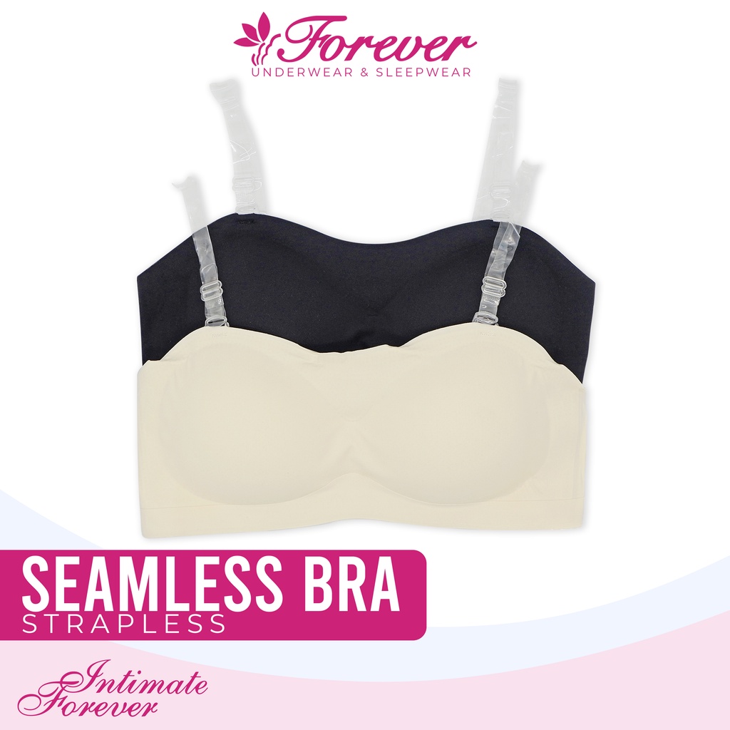 Intimate Forever A740 Cup A Strapless Bra w/ Optional Transparent Strap ...