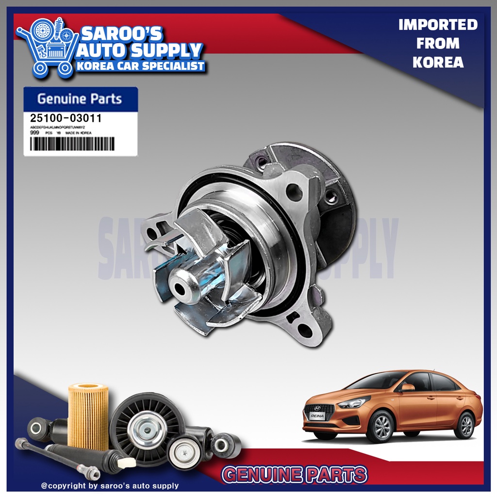 [Genuine] Water Pump For Hyundai Reina (19-22) , Original Parts ...