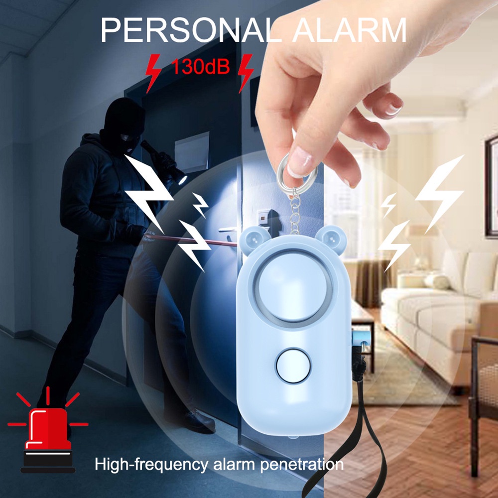 Self Defense Alarm Keychain 130Db Women Security Protect Alert Personal ...
