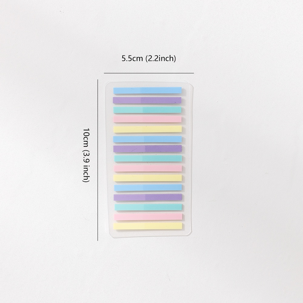 Imoda Ins Style Sticky Notes Extremely Thin Narrow Fluorescent ...