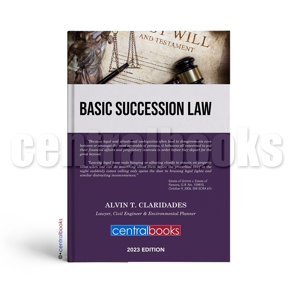 Basic Succession Law (2023) by Alvin Claridades | Shopee Philippines
