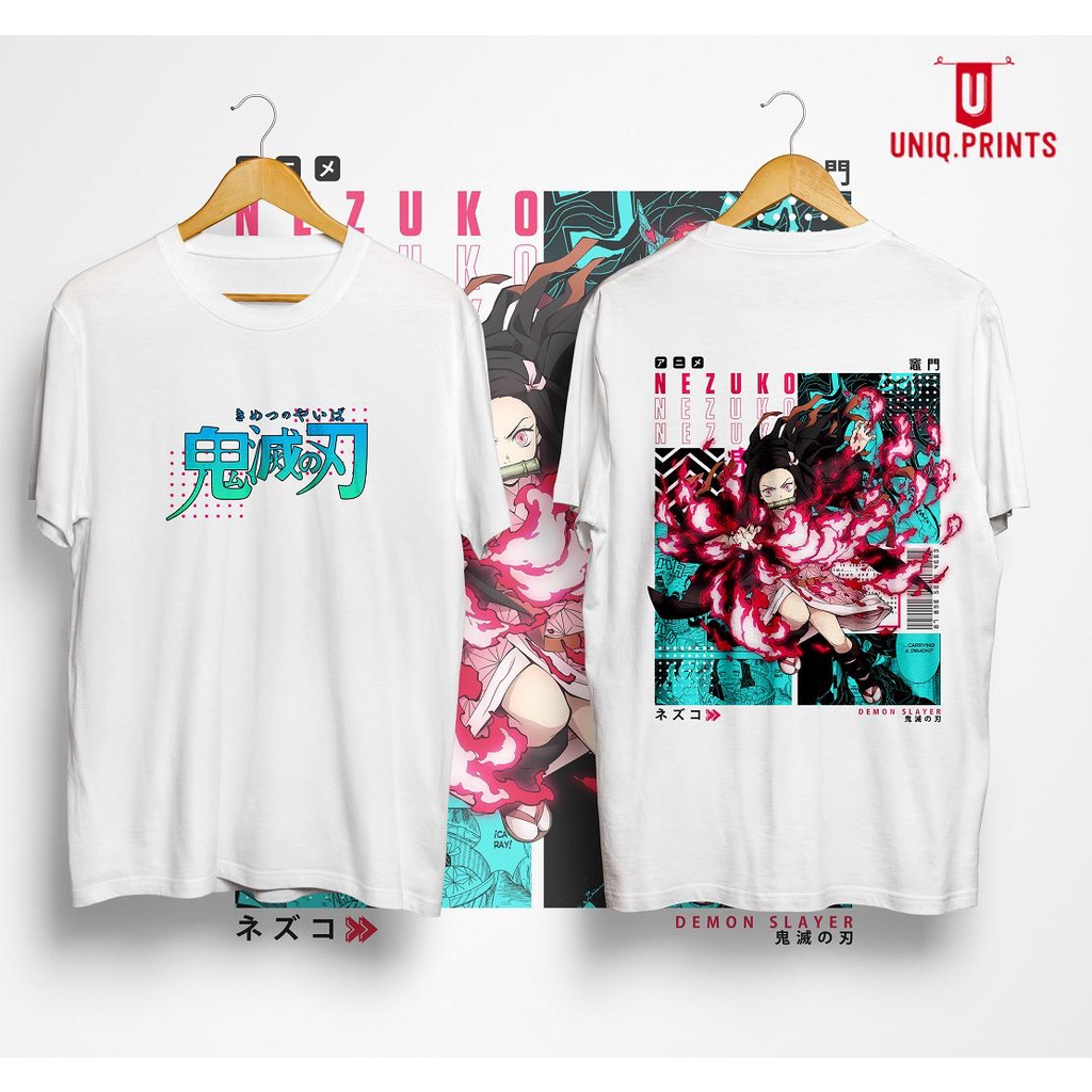 UNIQ.PRINTS DEMON SLAYER NEZUKO GRAPHIC COTTON TSHIRT FOR MEN AND WOMEN ...