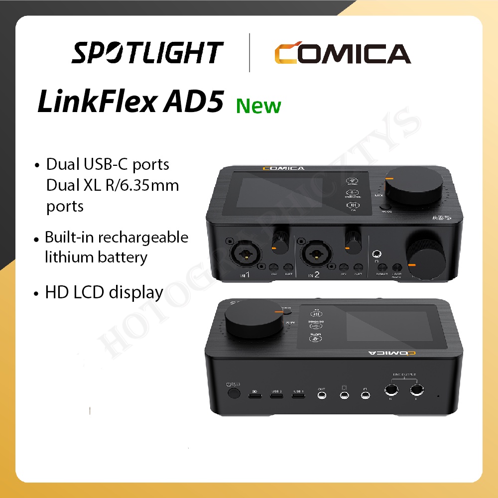 Comica LinkFlex AD5 Feature-packed Audio Interface for Recording ...