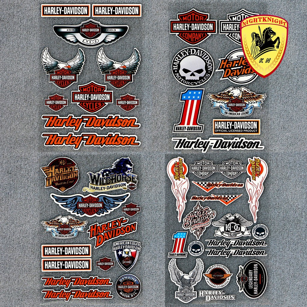 Night knight Harley-Davidson Motorcycle Reflective Stickers Harley ...