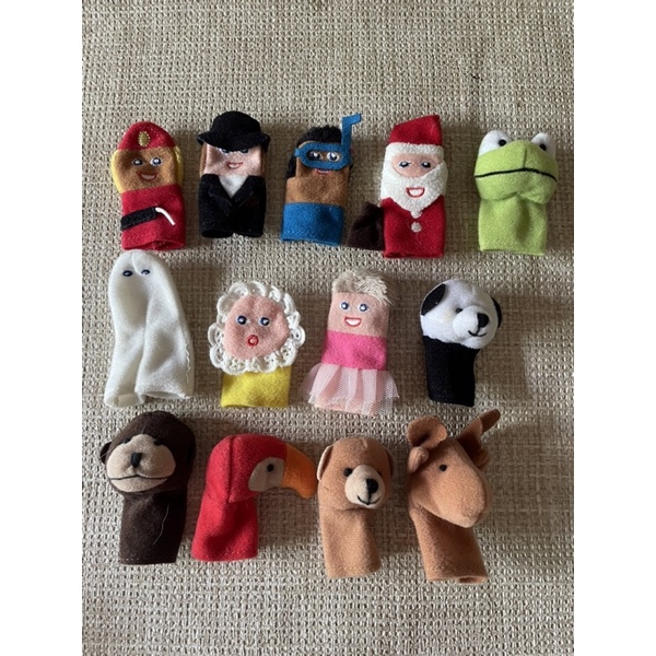 Assorted Finger Puppets Dolls 13pcs | Shopee Philippines