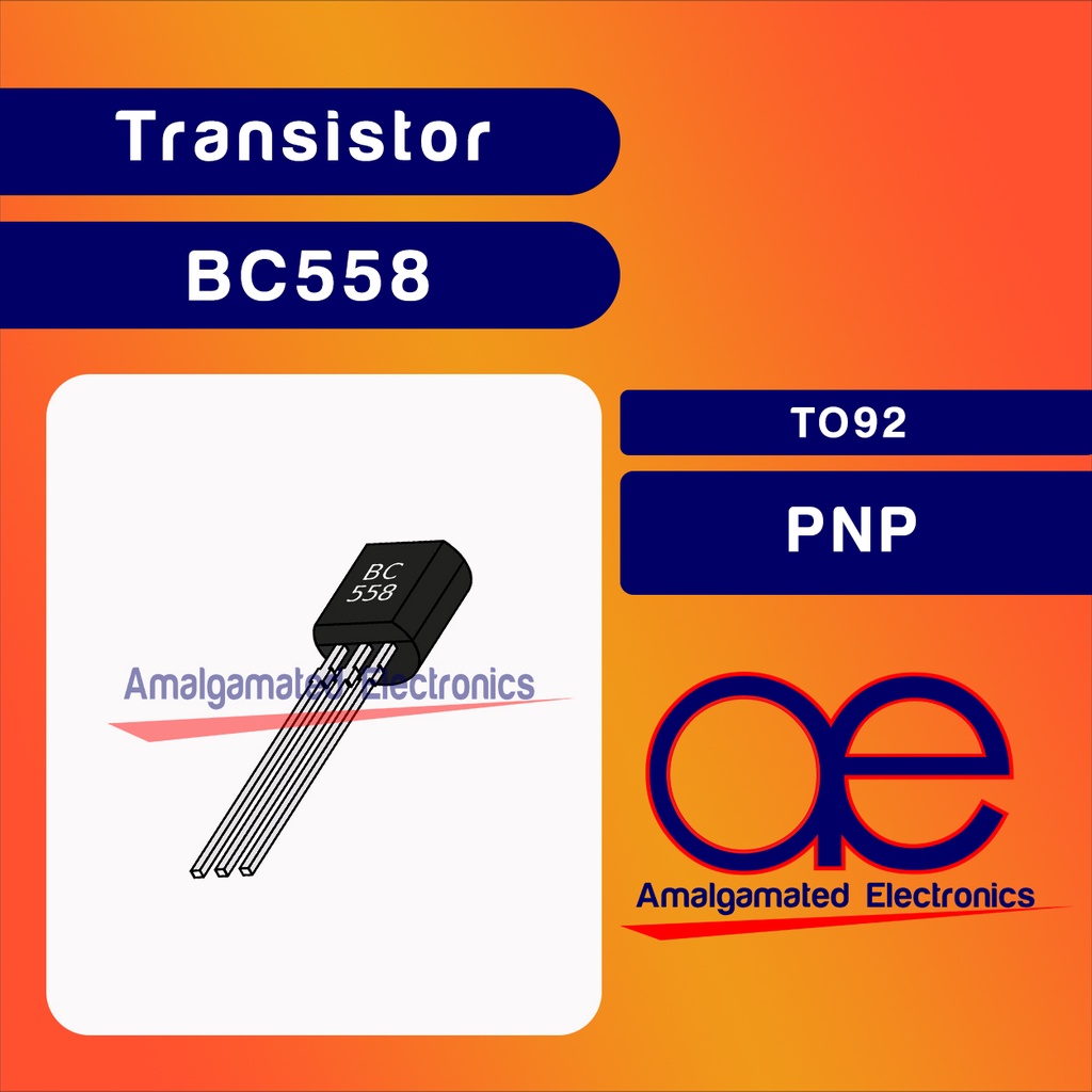 20PCS BC558 BC556 PNP Transistor General Purpose TO92 | Shopee Philippines