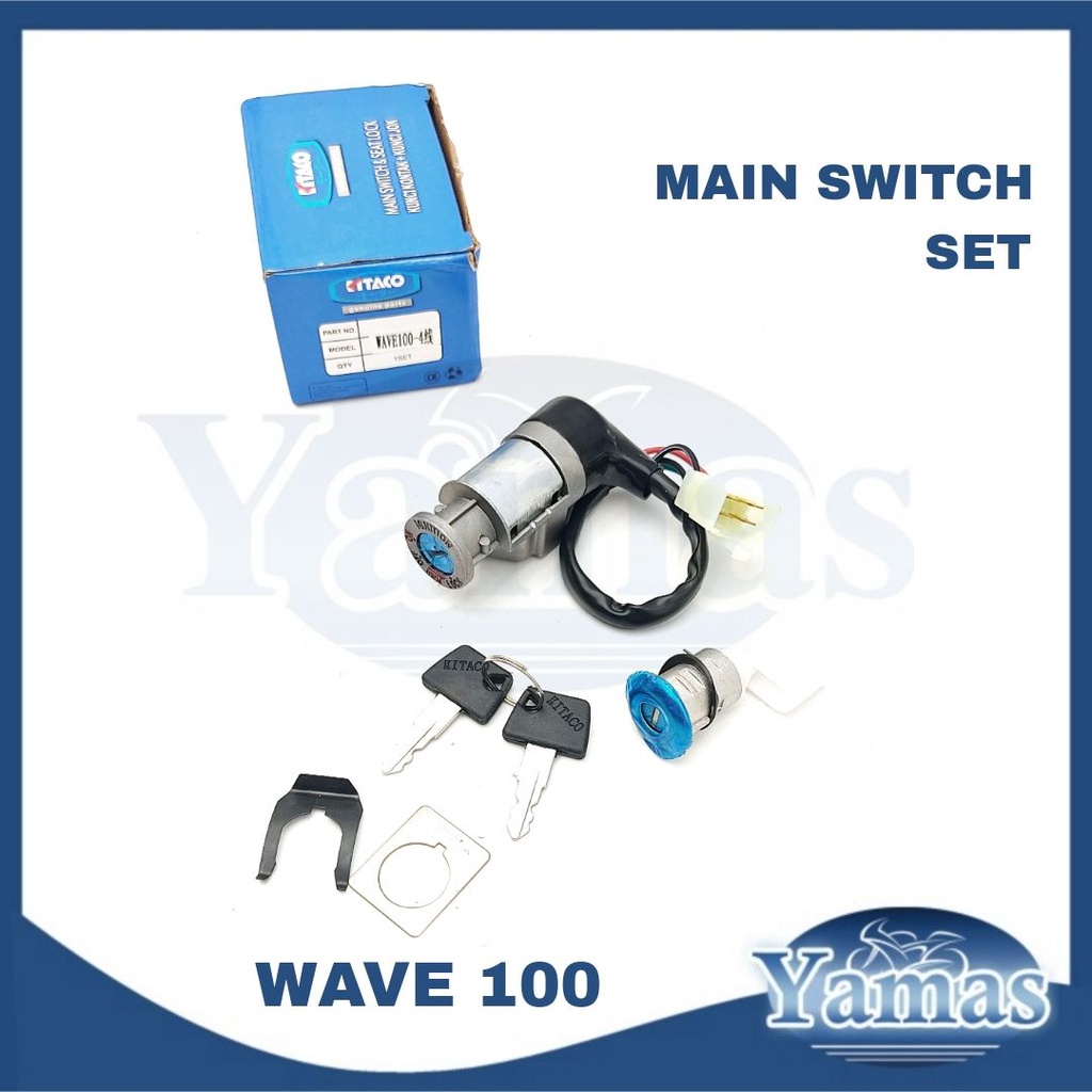 Ignition switch set/Key set Xrm 125 Wave 125 Honda Genuine parts ...