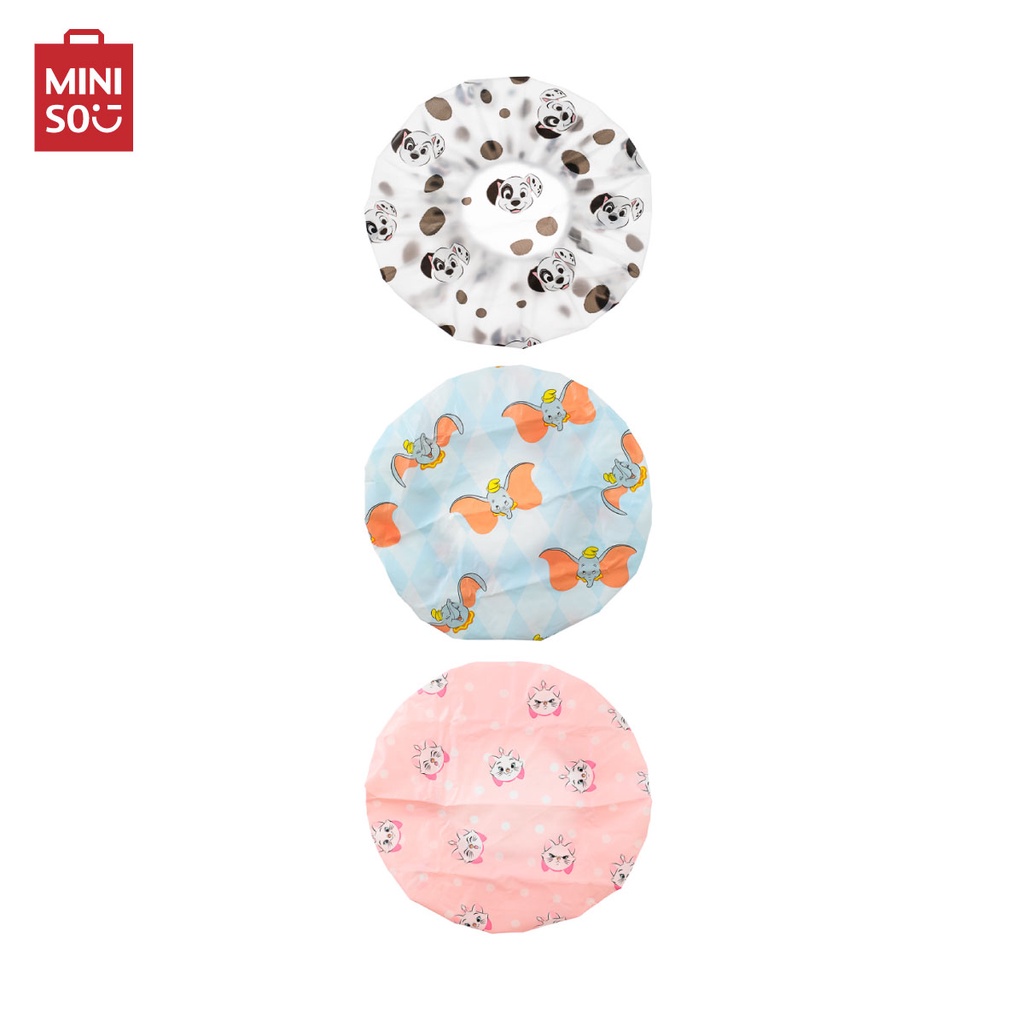 Miniso Disney Animals Collection Shower Cap 3 Pieces | Shopee Philippines