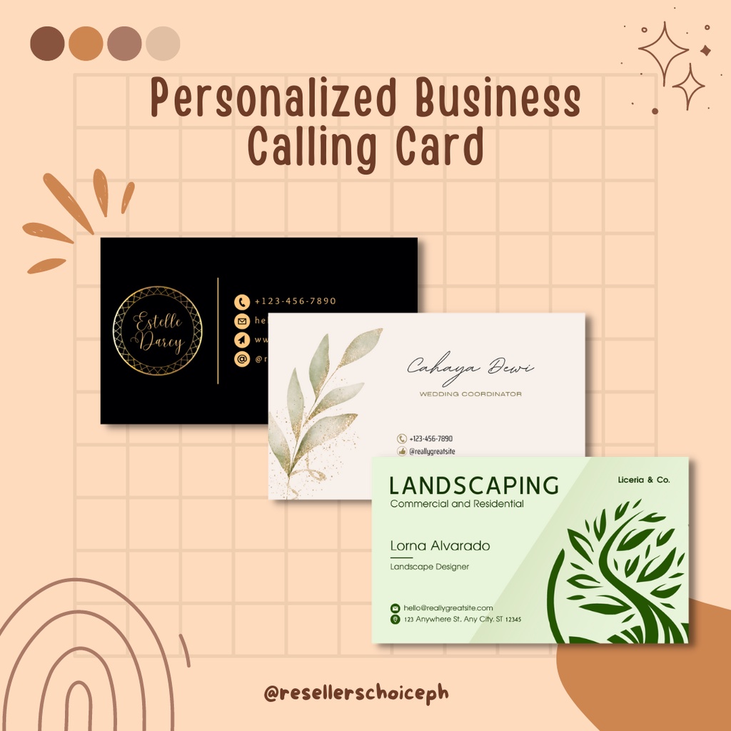 Personalized Business Calling Card | Shopee Philippines