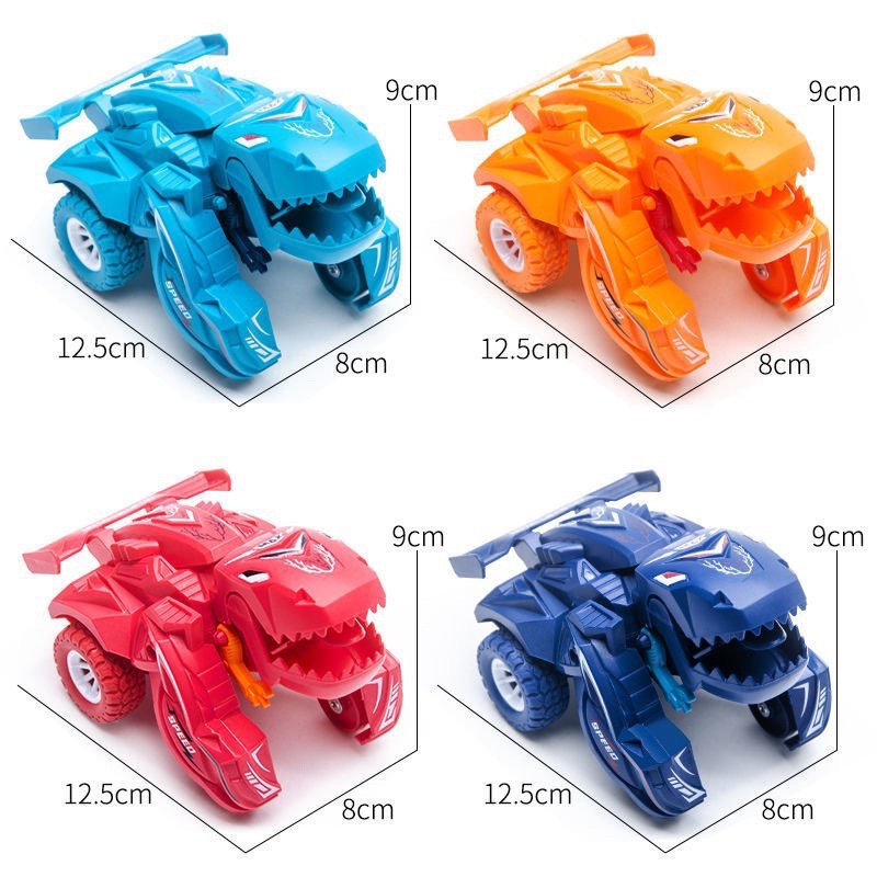 Dinosaur Deformation Car Children's Toy Inertial Scooter Model Dinosaur ...