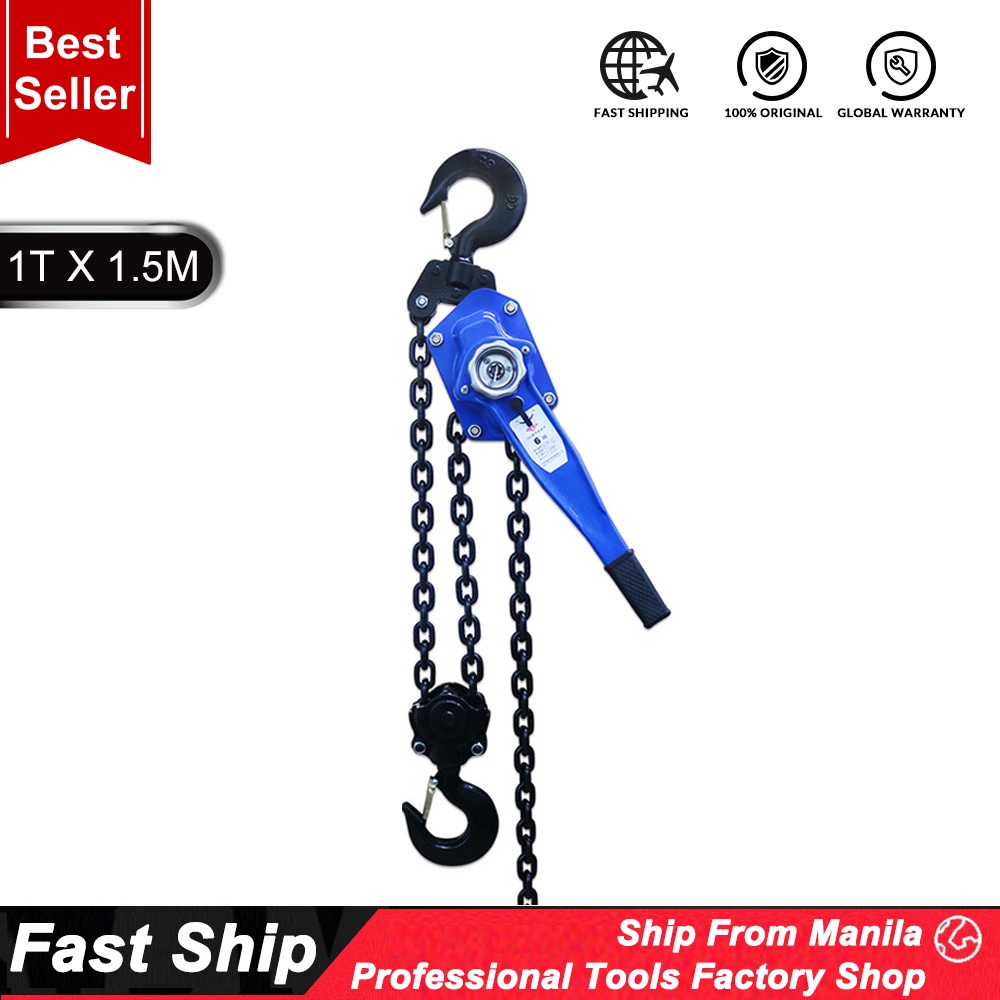 1T 2T 3T 6T CHAIN BLOCK LEVER BLOCK RATCHET PULLER LEVER CHAIN HOIST ...