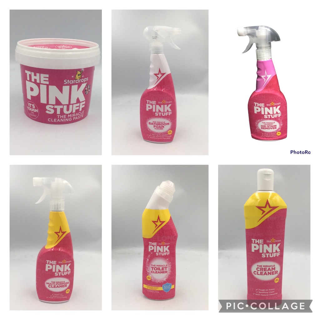 Pink Stuff Miracle Cleaning Cream / Paste / Multi-Purpose / Bathroom ...