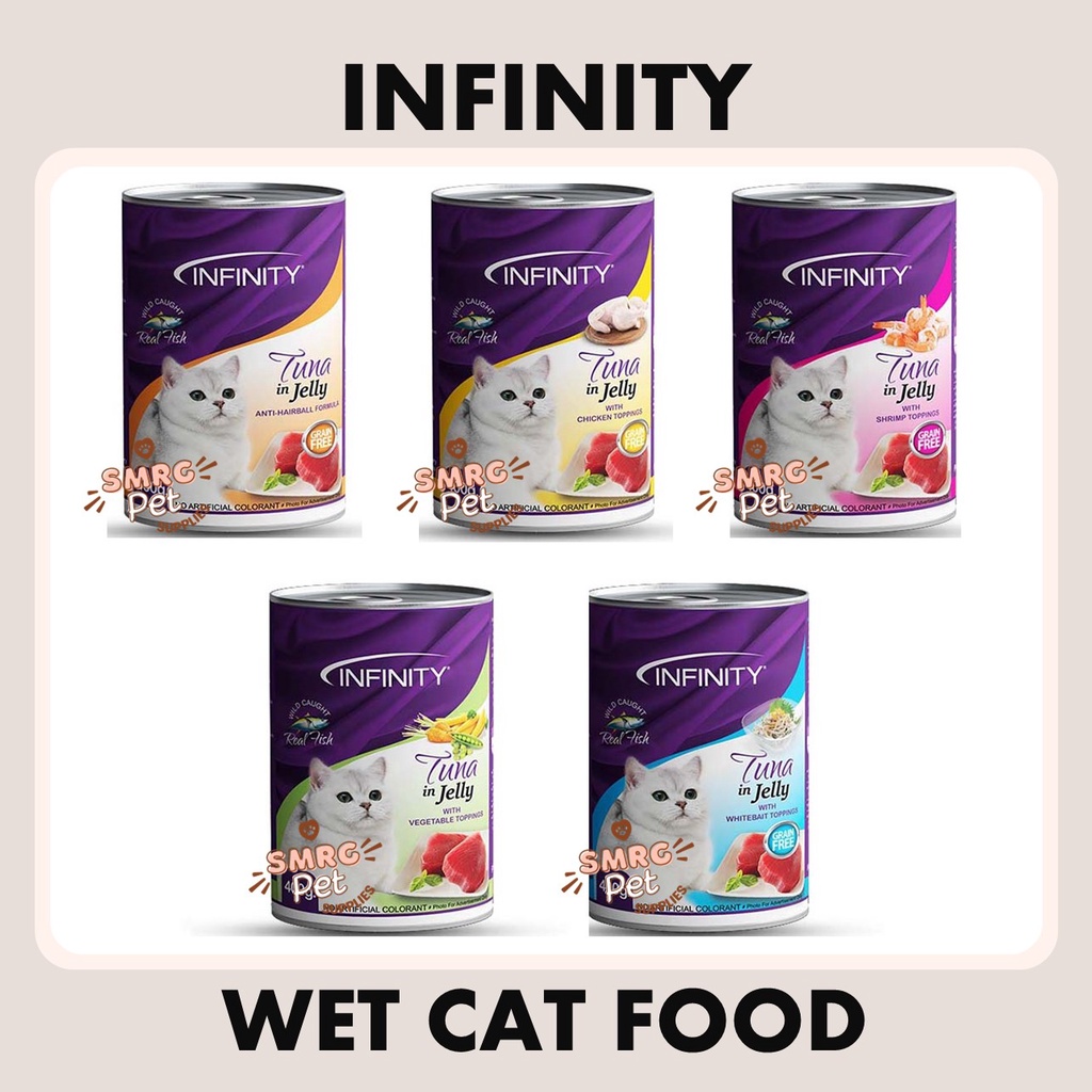 Infinity Cat Wet Food Tuna In Jelly Can 400g | Shopee Philippines