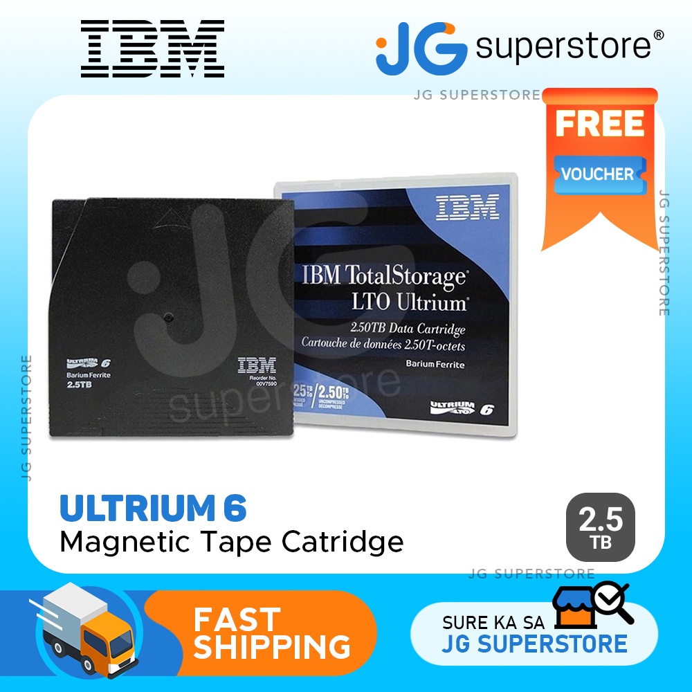 [CLEARANCE] IBM LTO Ultrium 6 Magnetic Tape Data Cartridge for System Storage (2.5TB / 6.25TB ...