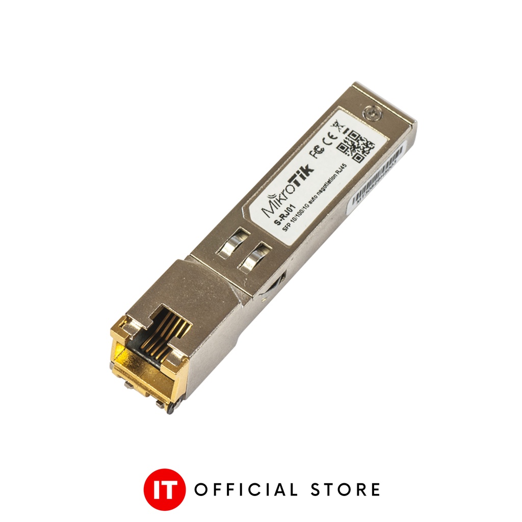 MikroTik S-RJ01 - RJ45 to 1G SFP Gigabit Copper Module - Connector ...