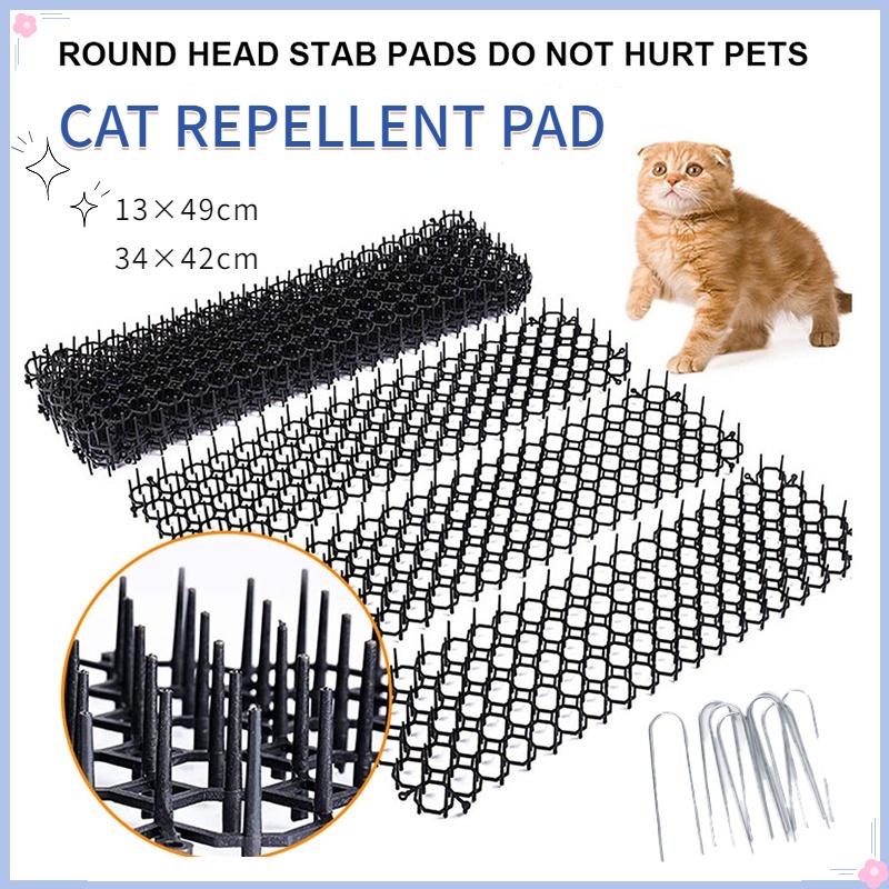 Cat Scat Mat Anti-Cat and Pest Plastic Prickle Strip Cat Repellent Pad ...