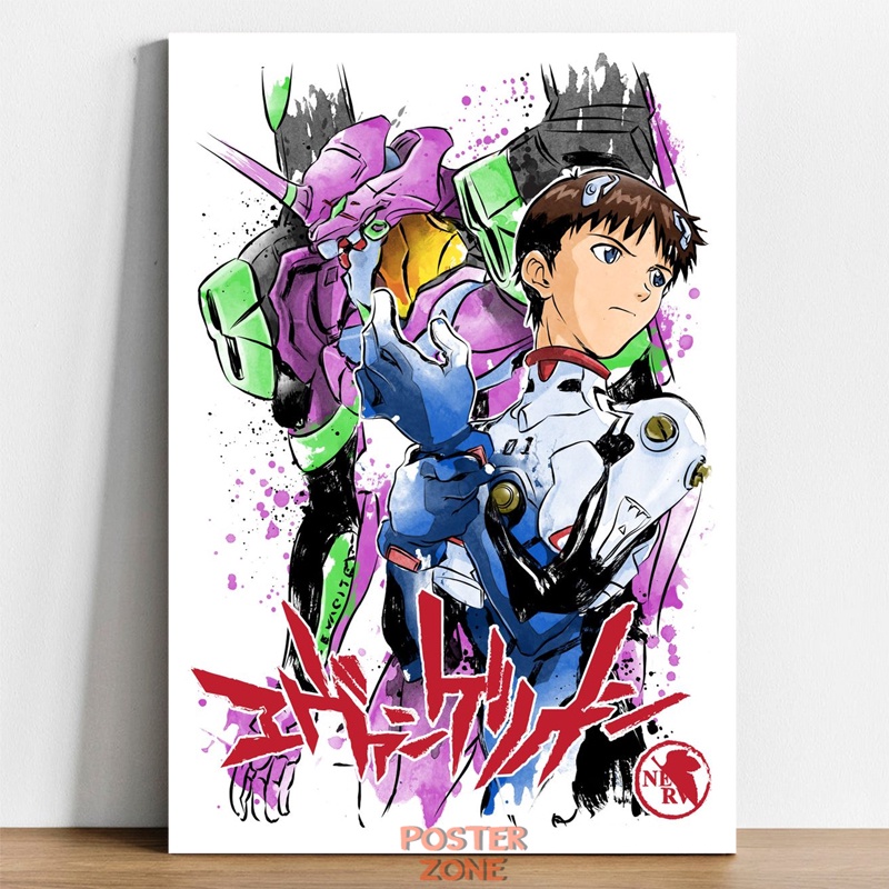 Neon Genesis Evangelion EVA Unit 01 Metal Poster TV Shows Movie Game ...