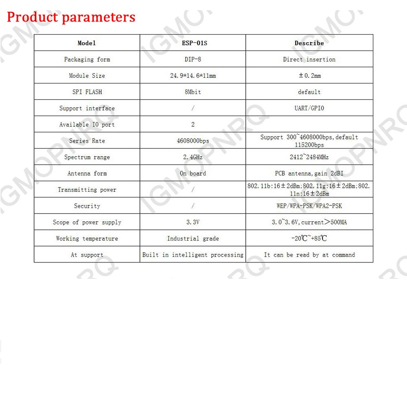 Esp01 Programmer Adapter Uart Gpio0 Esp 01 Adaptater Esp8266 Ch340g Usb To Esp8266 Serial