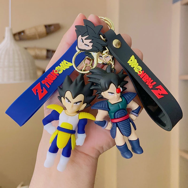 Anime Cartoon Dragon Ball Keychain Vegeta Super Saiyan Pendant | Shopee ...