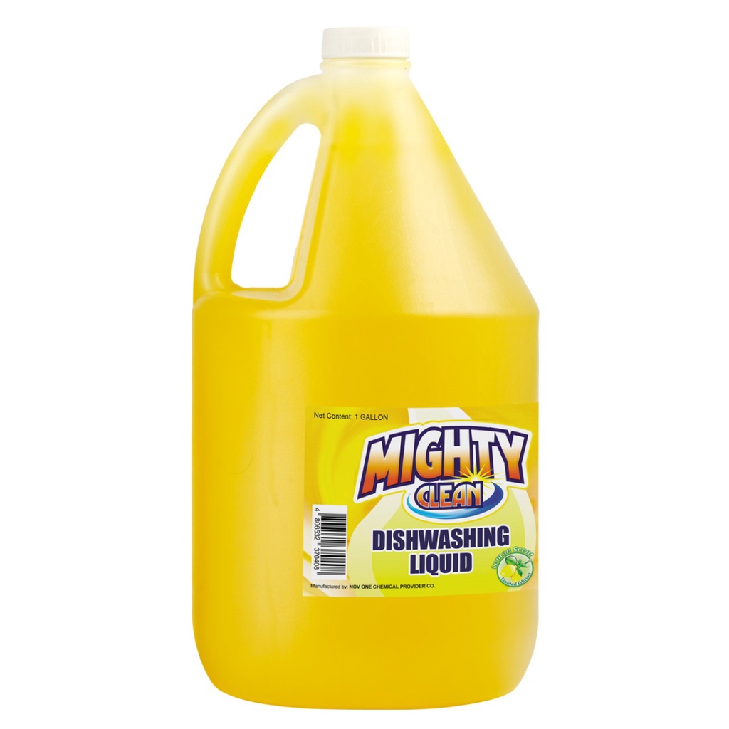 Mighty Clean Dishwashing Liquid Lemon 1gallon | Shopee Philippines